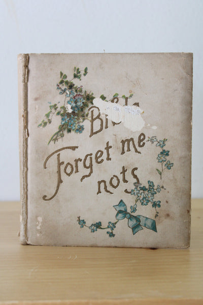 Antique Bible Forget Me Nots Book – Jubilee Thrift