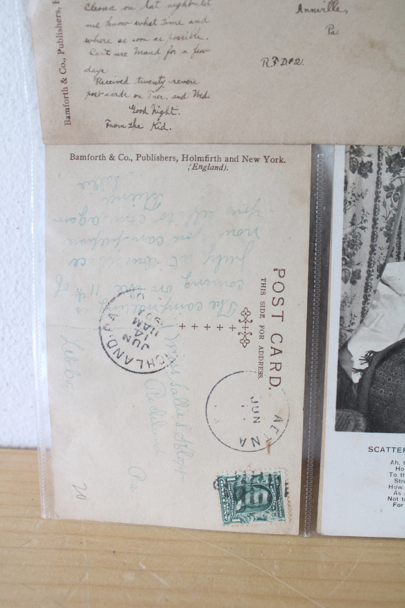 Set Of 6 Vintage Poem Postcards – Jubilee Thrift