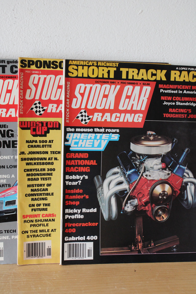 Vintage Stock Car Racing Magazines | Lot Of 5 – Jubilee Thrift
