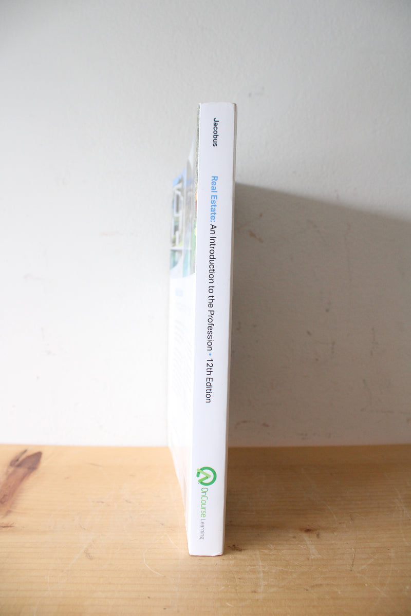 Real Estate: An Introduction To The Profession By Charles J. Jacobus 1 ...