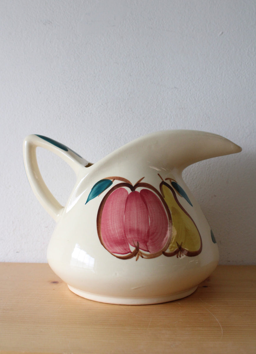 Purinton Pottery Hand Painted Fruit Design Ceramic Pitcher – Jubilee Thrift