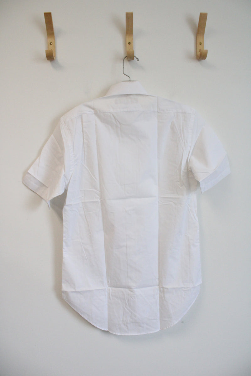 NEW Etienne Aigner White Button Down Shirt | 15 – Jubilee Thrift