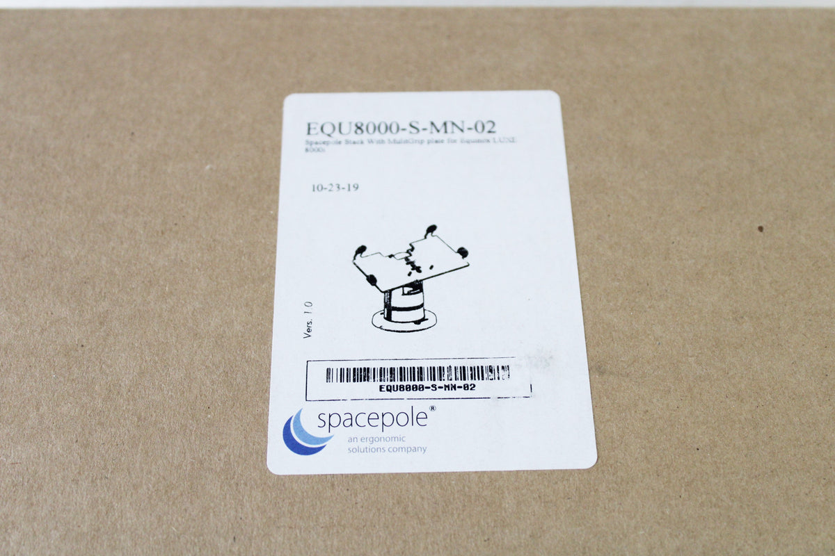 Spacepole Stack With Miltigrip Plate For Equinox Luxe 8000i Black ...